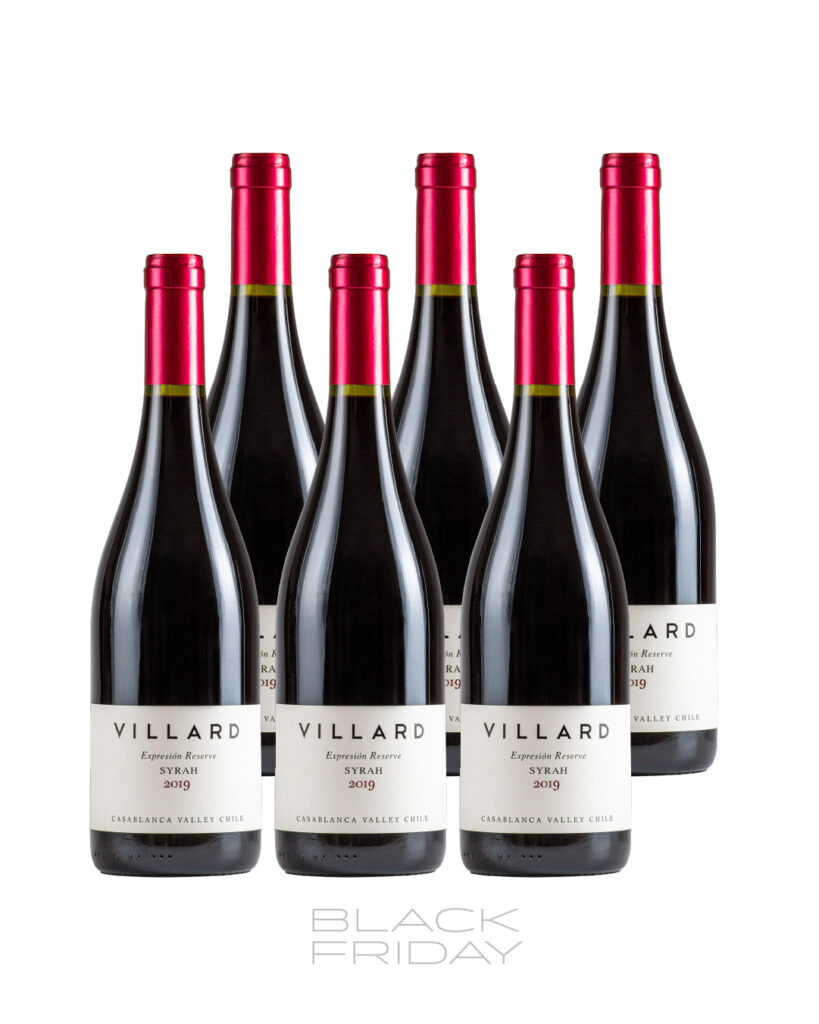 BLACK FRIDAY / 40% descuento Expresión Syrah – cj 6 botellas – Villard ...